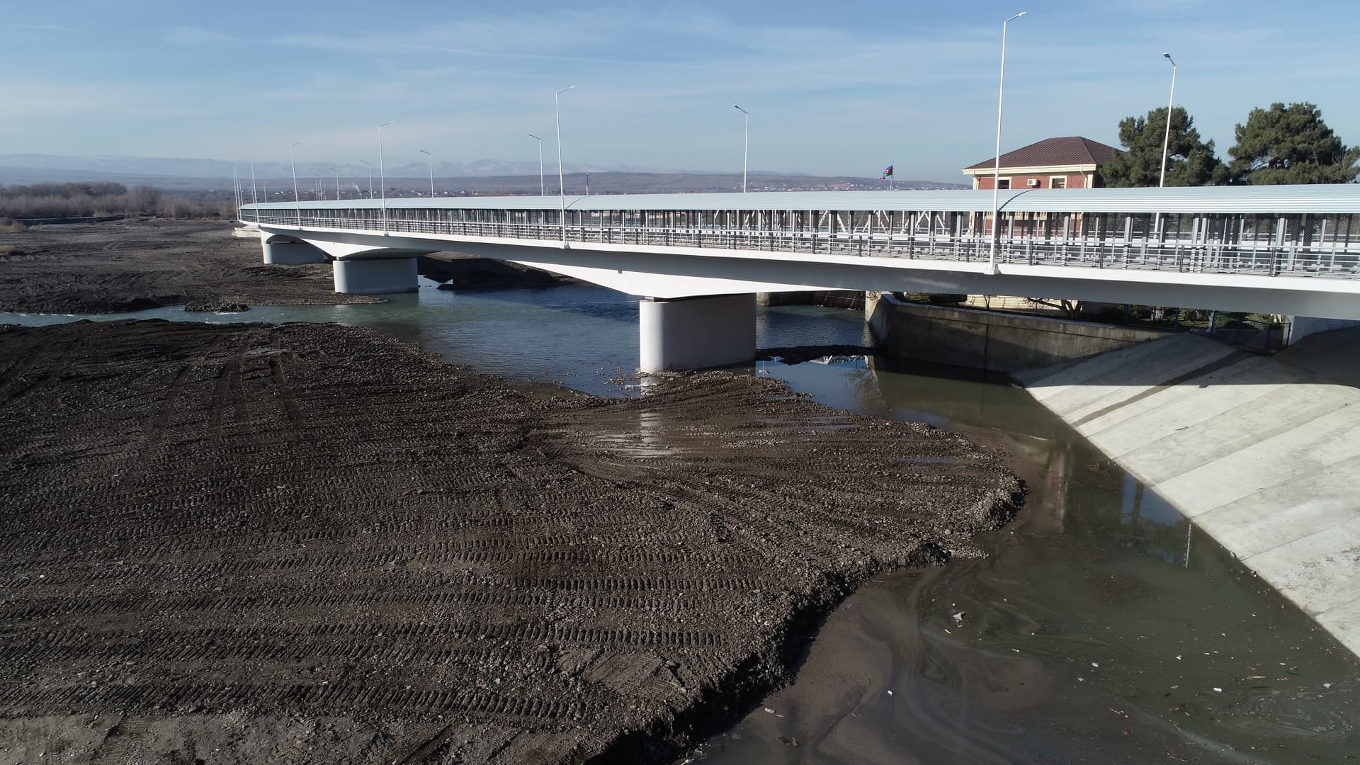 Hydrotrans Engineering → Engineering of the bridge over the Samur river